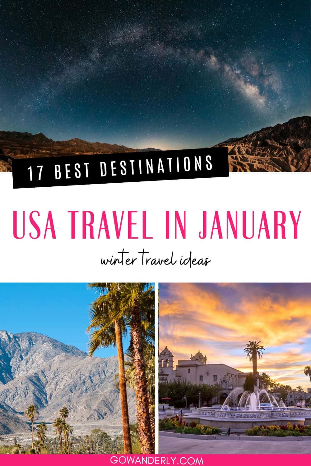 17 Best US Travel Destinations in January (2026)