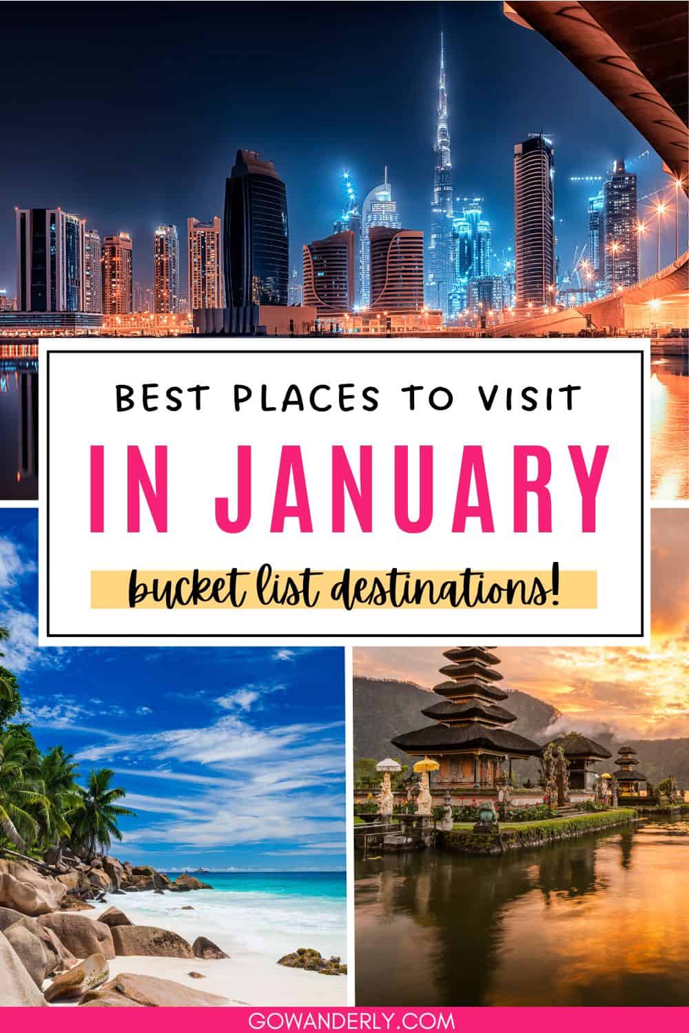 13 Best Travel Destinations in January (2025)